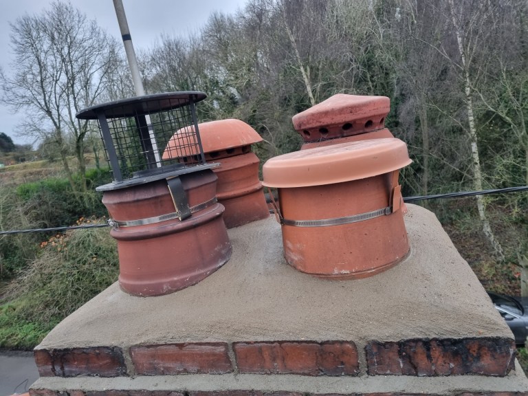 Chimney flaunching – Screw it!